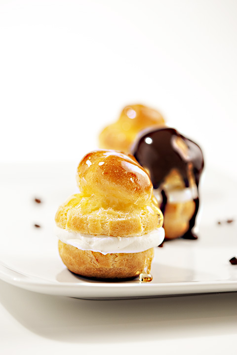 Homemade Profiteroles Recipe with Vanilla Almond Cream